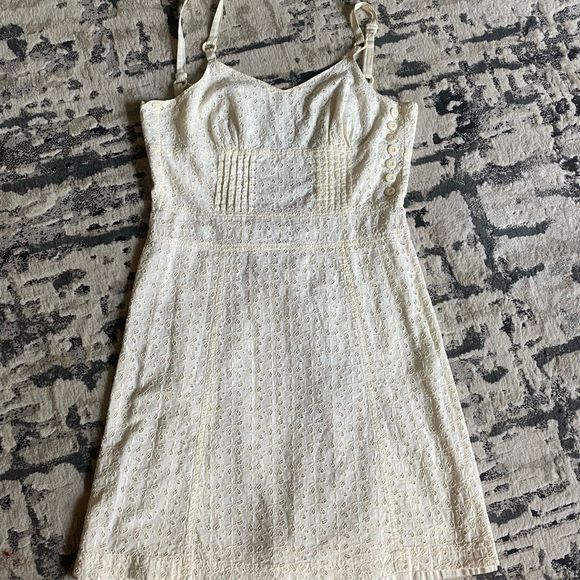 luella | Dresses | Luellafortarget Creme Eyelet Dress Womens 5 | Poshmark